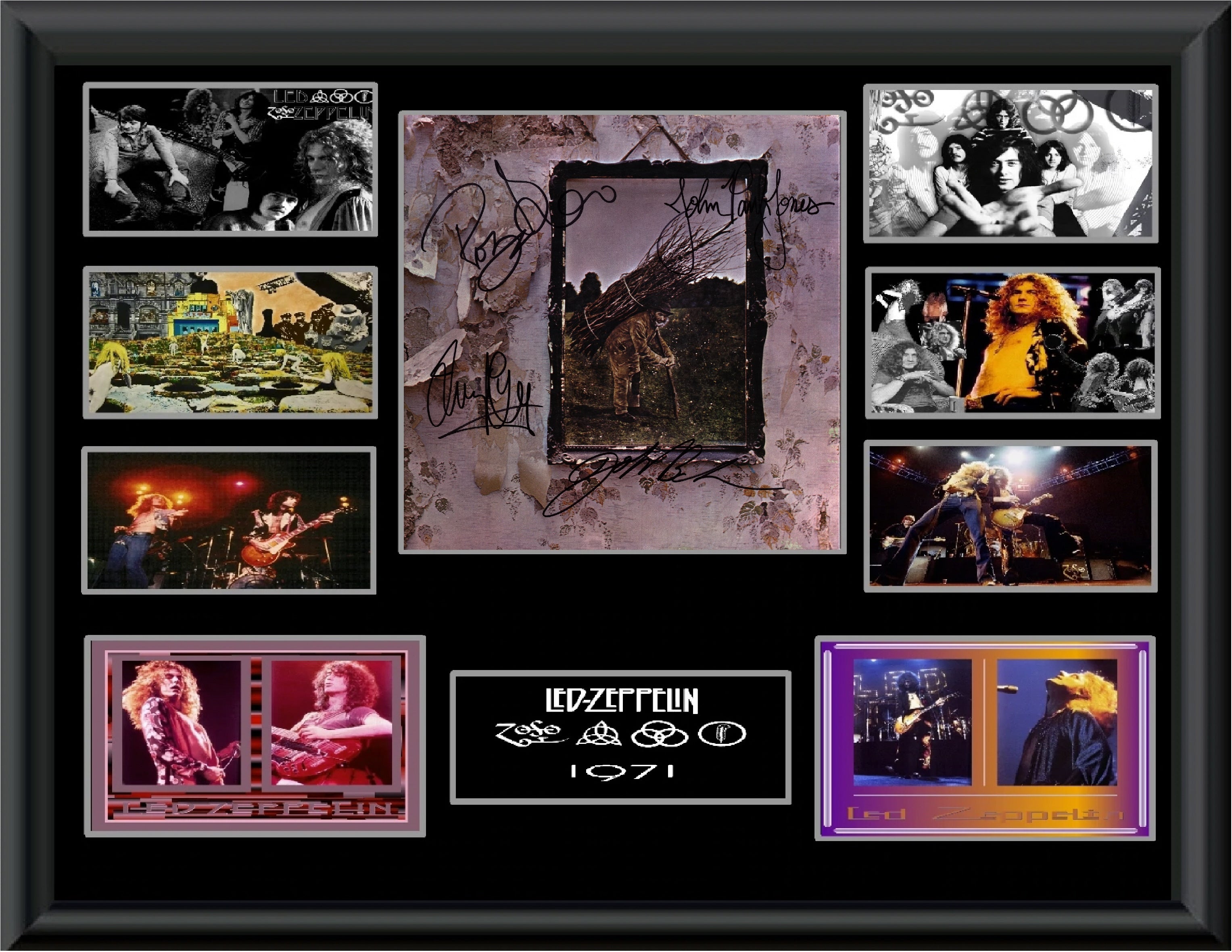 Led Zeppelin Autographed LP | Zion Graphic Collectibles