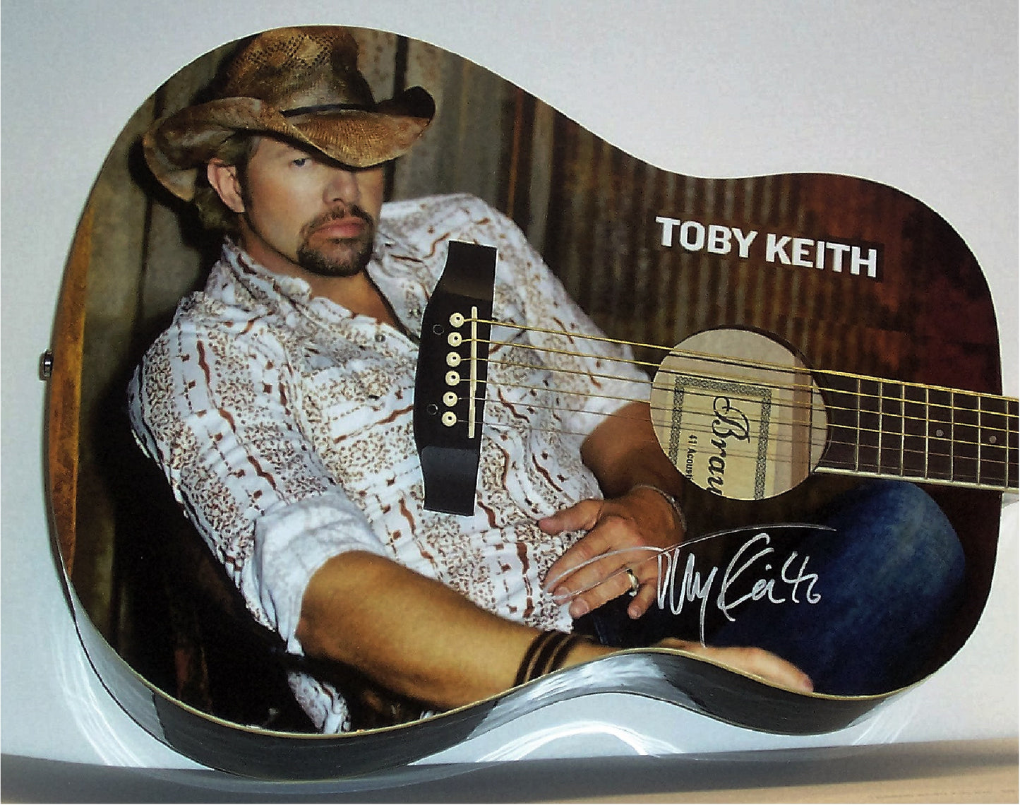 Toby Keith Autographed Guitar | Zion Graphic Collectibles