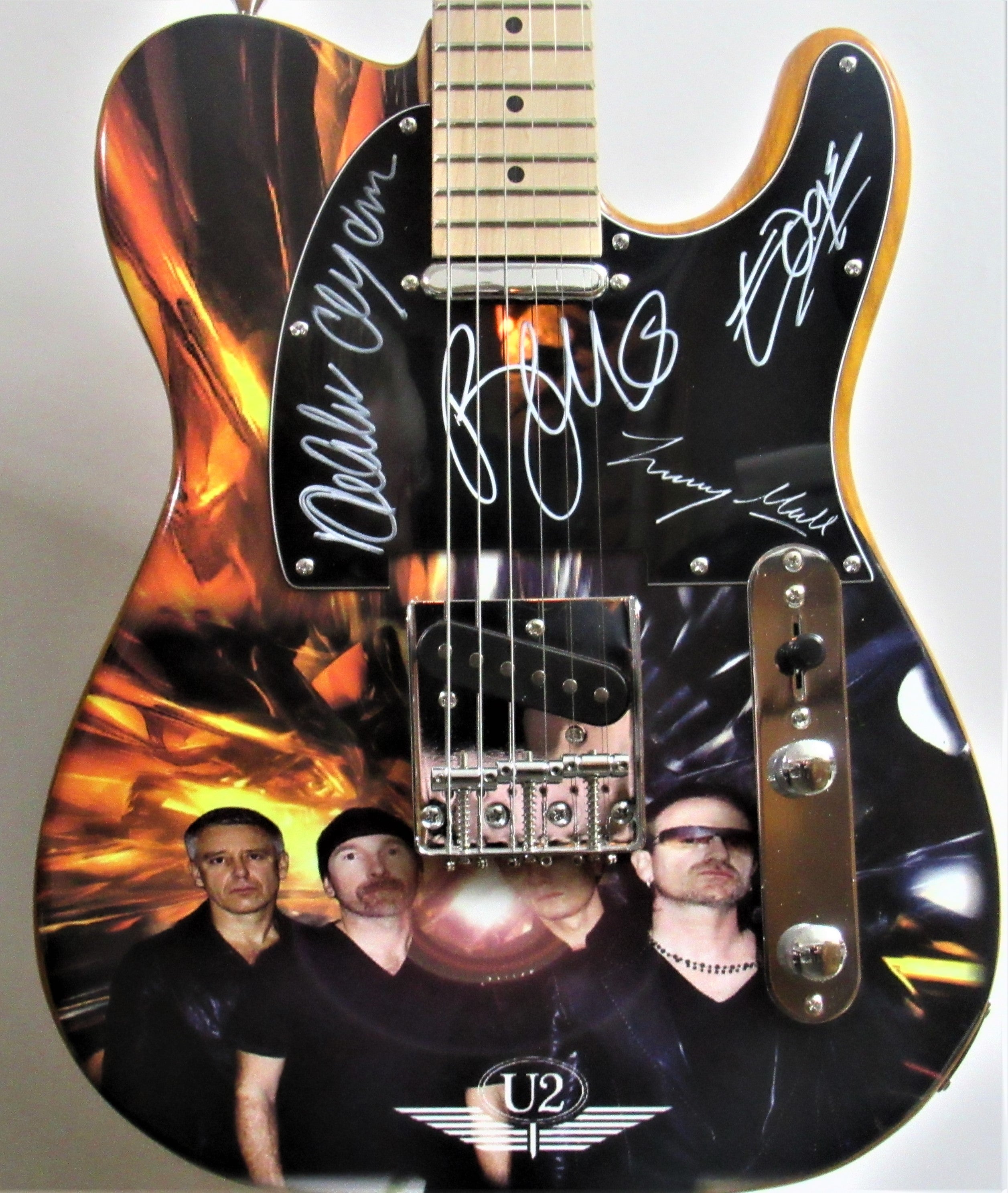 U2 Autographed Guitar | Zion Graphic Collectibles
